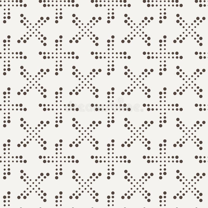 Vector Seamless Geometric Pattern of Dots of Stock Vector ...