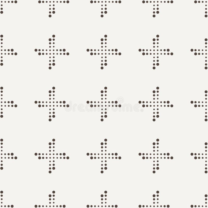Vector Seamless Geometric Pattern of Dots of Stock Vector ...