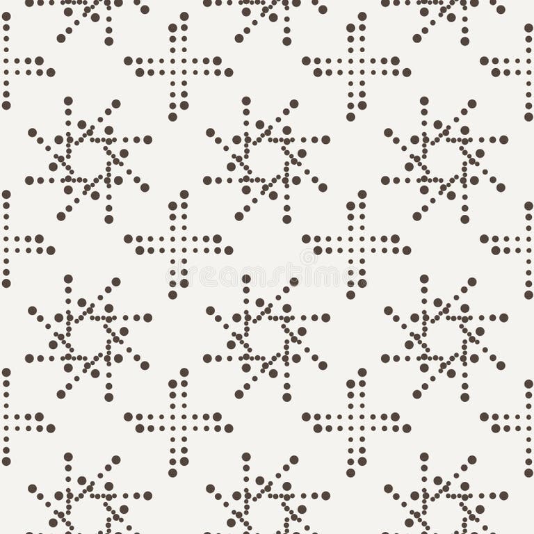 Vector Seamless Geometric Pattern of Dots of Stock Vector ...