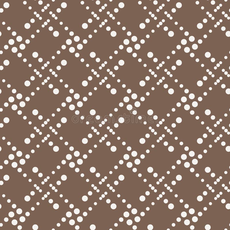 Vector Seamless Geometric Pattern of Dots of Stock Vector ...