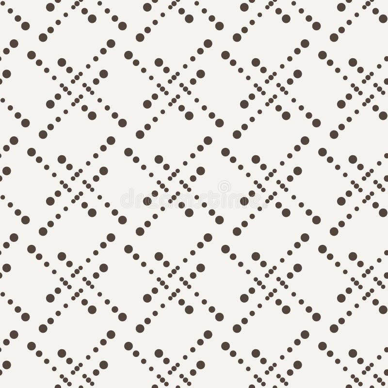 Vector Seamless Geometric Pattern of Dots of Stock Vector ...