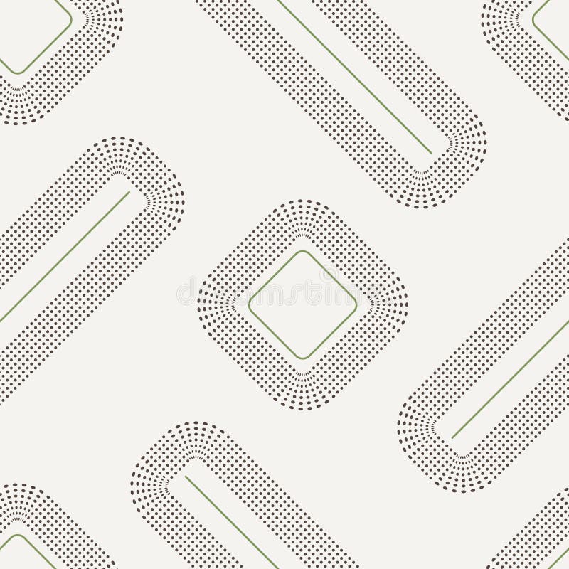 Vector Seamless Geometric Pattern of Dots and Stock Vector ...