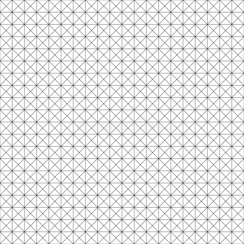 Vector Seamless Geometric Pattern. Grid Texture. Black-and-white ...