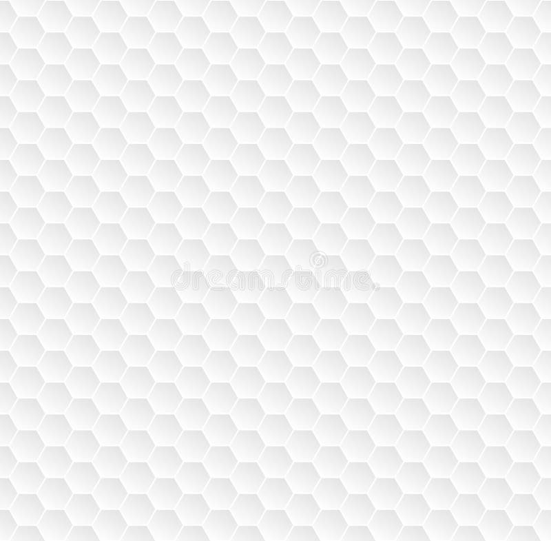 Vector Seamless Geometric Pattern. Modern 3d Hexagon Grid Texture Stock ...