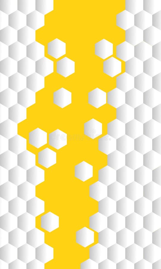 Vector Seamless Geometric Pattern. Modern Thin Hexagon Grid Texture ...