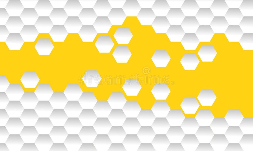 Vector Seamless Geometric Pattern. Modern Thin Hexagon Grid Texture ...