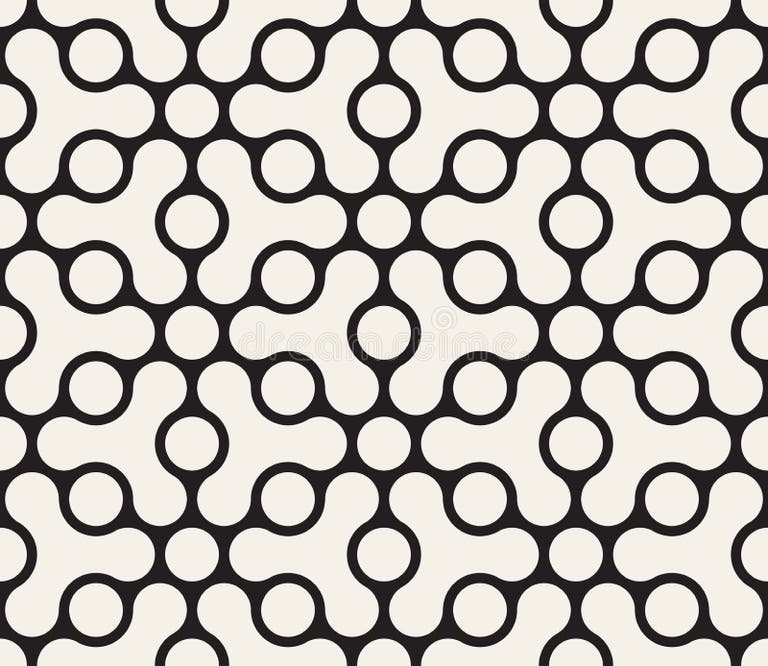 Lattice Geometric Seamless Pattern Background Stock Illustrations ...