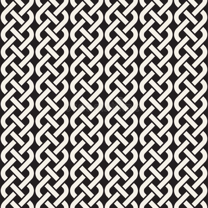 Vector Seamless Geometric Pattern. Simple Abstract Lines Lattice Stock ...