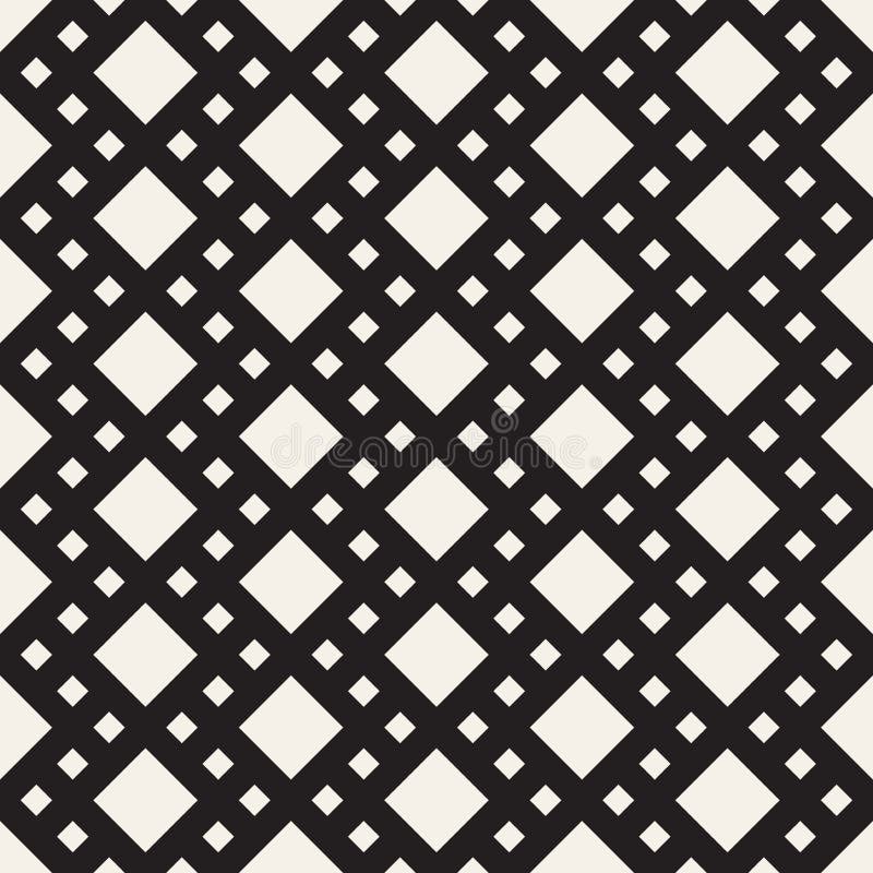 Vector Seamless Geometric Pattern. Simple Abstract Lines Lattice Stock ...