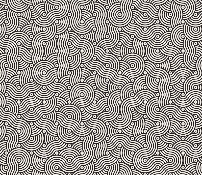 Vector Seamless Geometric Pattern. Stylish Abstract Irregular Shapes ...