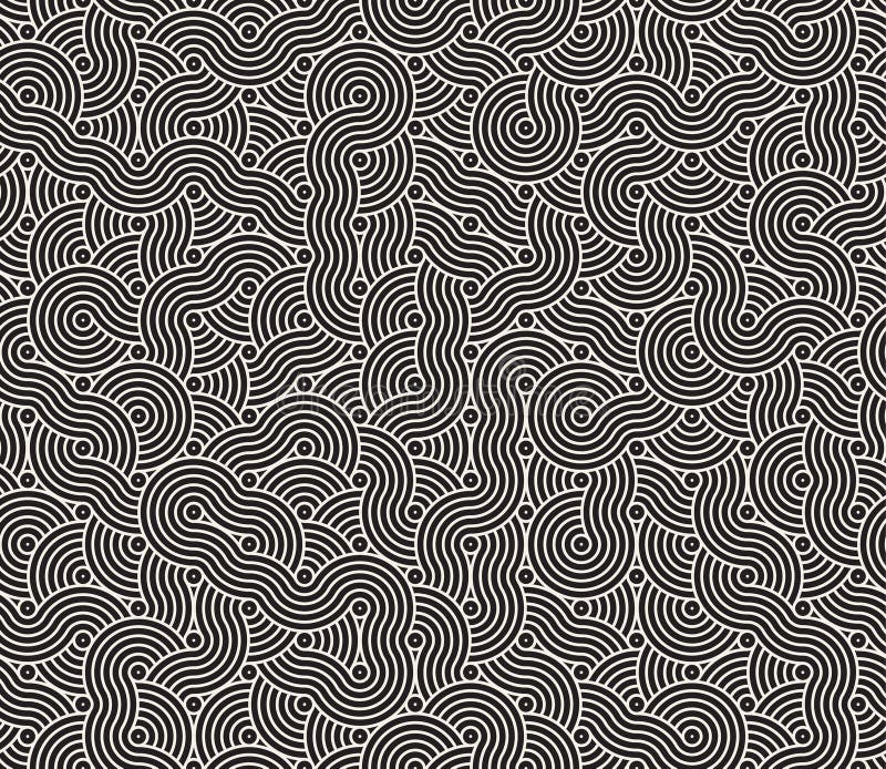 Vector Seamless Geometric Pattern. Stylish Abstract Irregular Shapes ...
