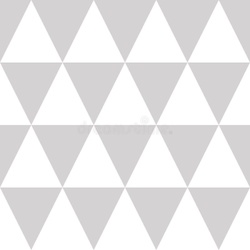 Vector Seamless Geometric Pattern with Triangles Stock Illustration ...