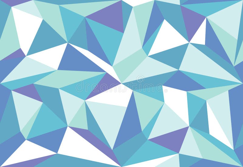 Vector Seamless Geometric Polygon Pattern Stock Vector - Illustration ...