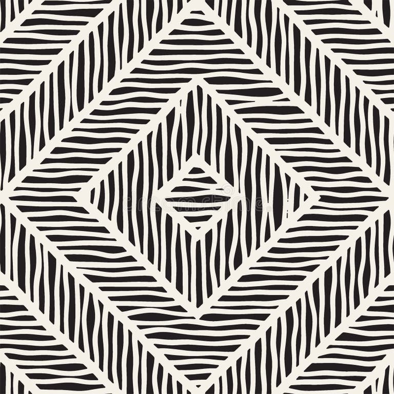 Tribal Ethnic Seamless Stripe Pattern Vector Stock Illustrations