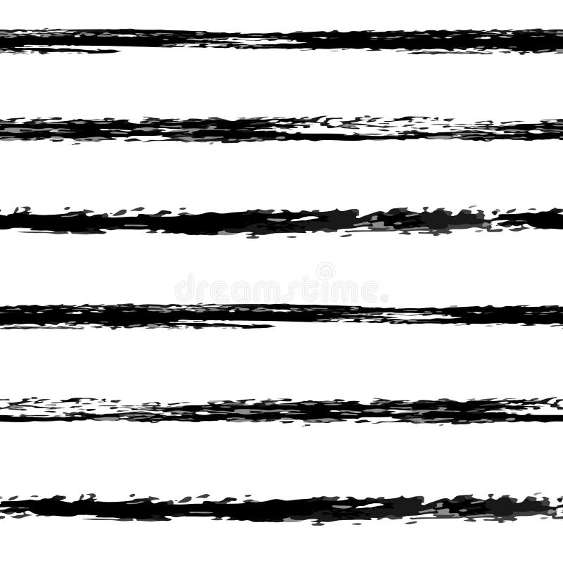 Vector Stripes Pattern Black on White Stock Vector - Illustration of ...