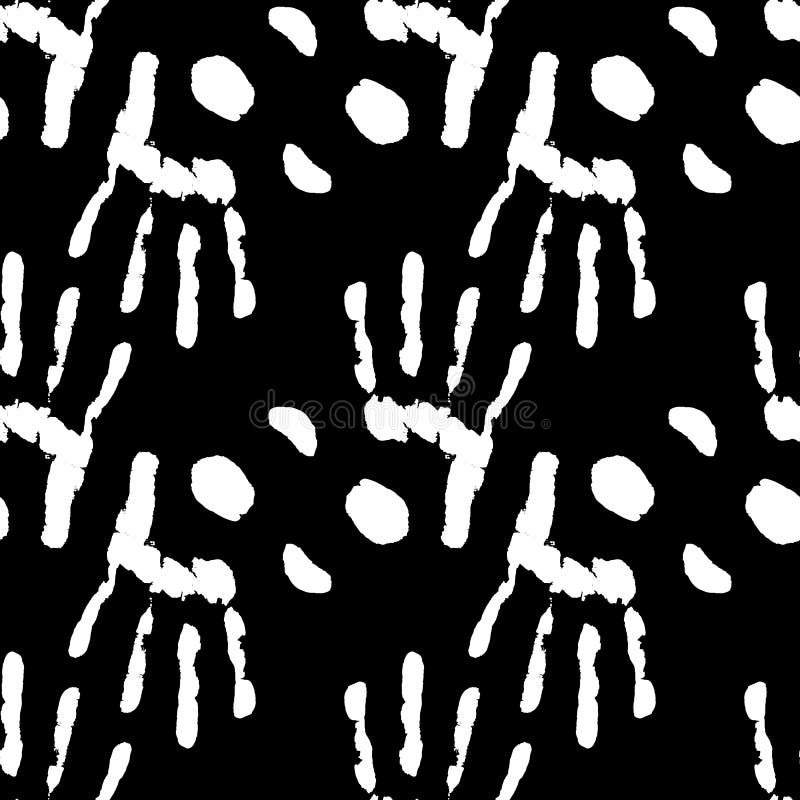 Seamless Human Palm Pattern.a Seamless Pattern of a Silhouette of a ...