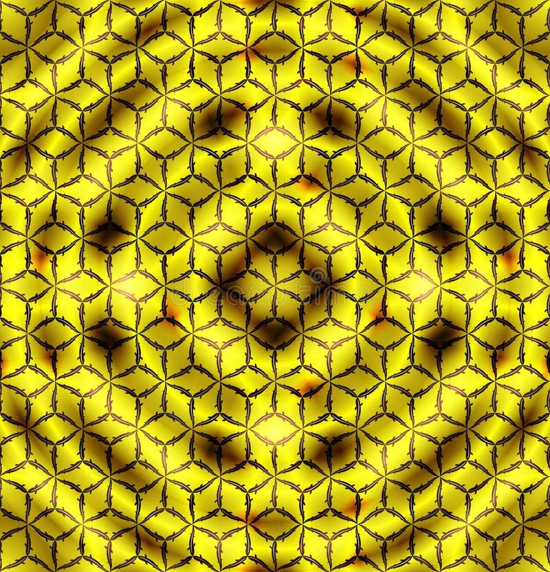 Vector, Seamless, Image of Stylized Figures of Fish, Arranged in the ...