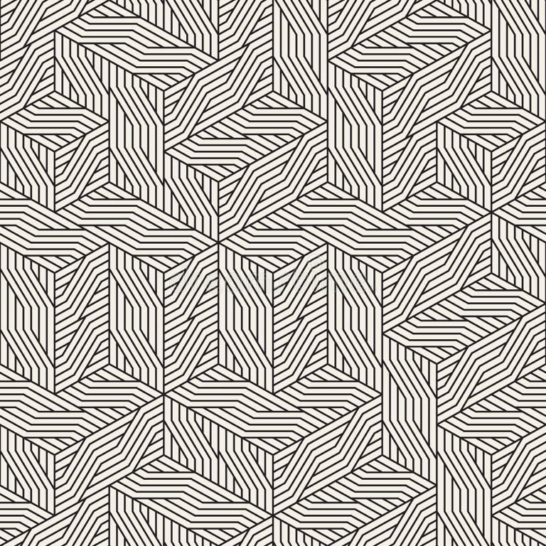 Vector Seamless Irregular Grid Pattern. Modern Stylish Abstract Texture ...
