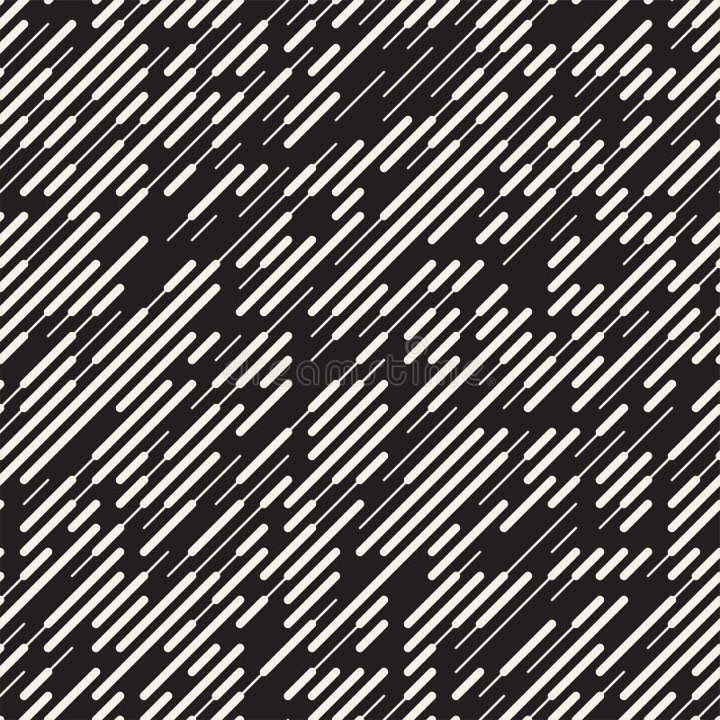 Vector Seamless Irregular Lines Grid Pattern. Trendy Monochrome Texture ...