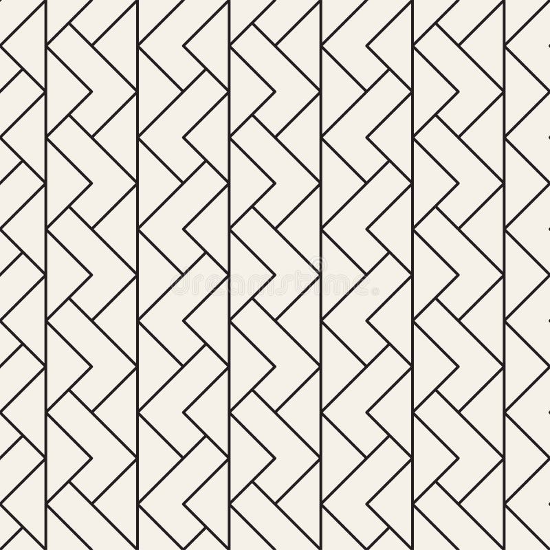 Vector Seamless Lattice Pattern. Modern Stylish Texture with Monochrome ...