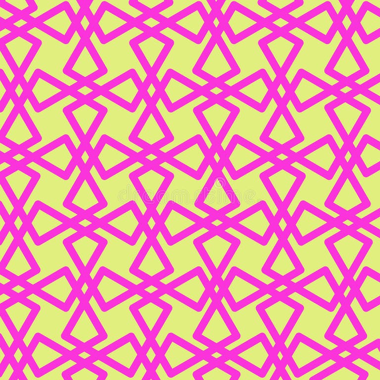 Vector Seamless Lattice Pattern. Modern Stylish Texture with Trellis. Stock Vector ...