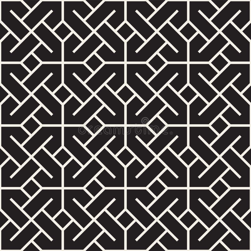 Vector Seamless Lattice Pattern. Modern Stylish Texture with Trellis ...