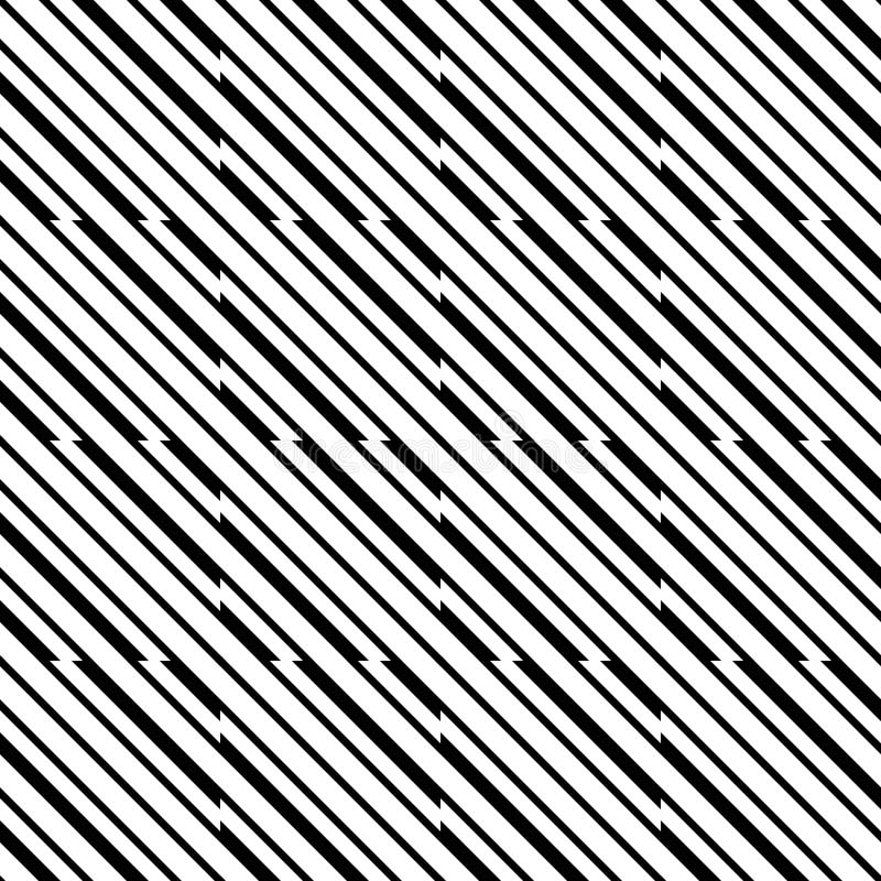 Vector Seamless Line Pattern Black and White. Abstract Background ...