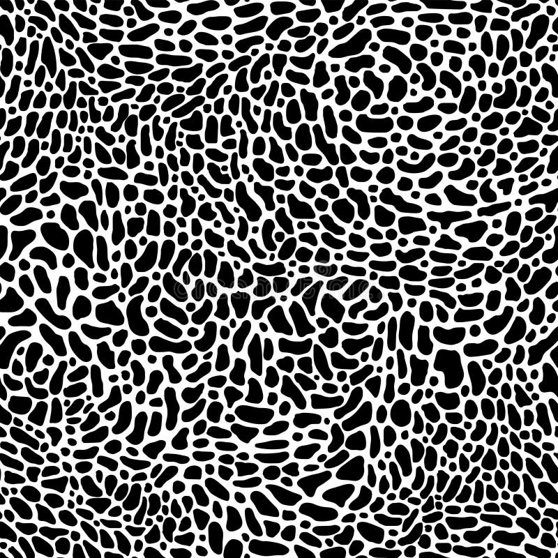 Seamless Pattern of Abstract Spotted Texture Stock Vector - Illustration of organisms, fabric ...