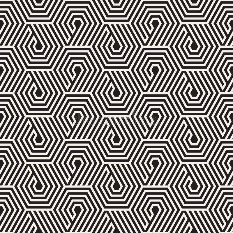 Vector Seamless Lines Mosaic Pattern. Modern Stylish Abstract Texture ...