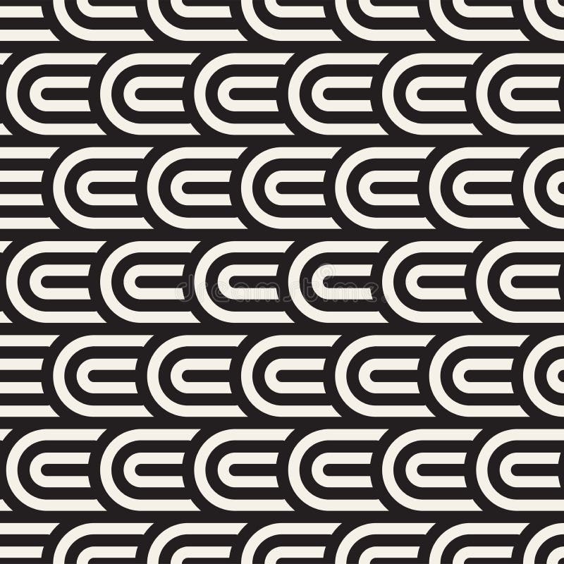 Vector Seamless Lines Mosaic Pattern. Modern Stylish Abstract Texture ...