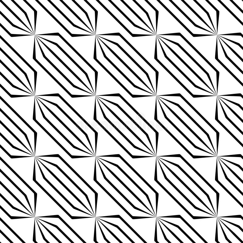 Vector Seamless Lines Pattern Black and White. Abstract Background ...