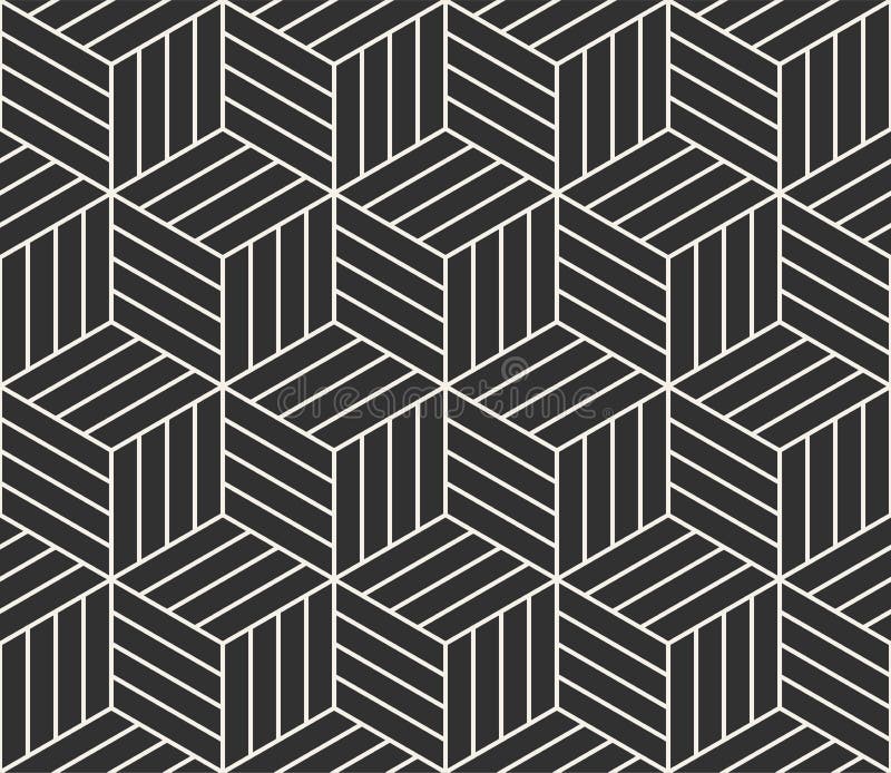 Vector Seamless Lines Pattern. Modern Stylish Triangle Shapes Texture ...