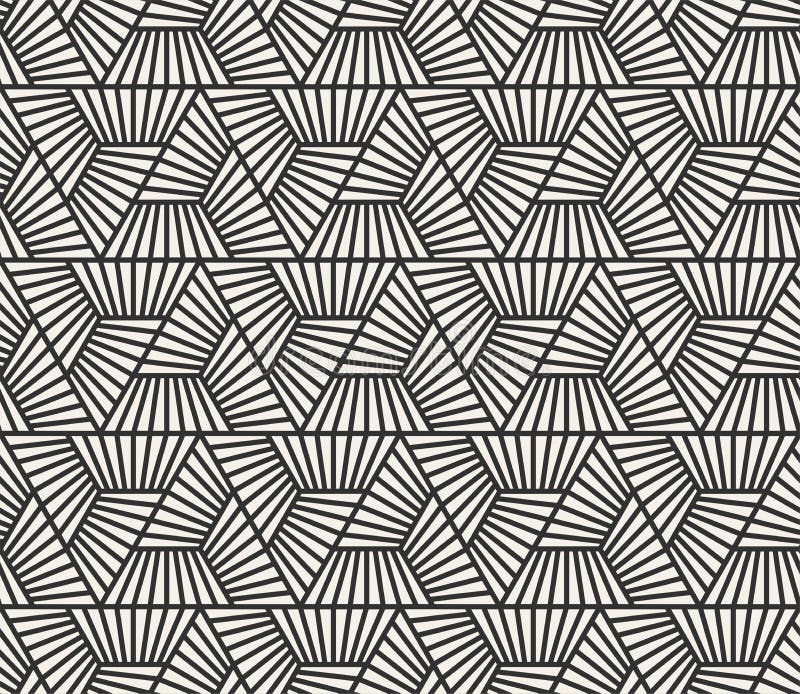 Vector Seamless Lines Pattern. Modern Stylish Triangle Shapes Texture ...