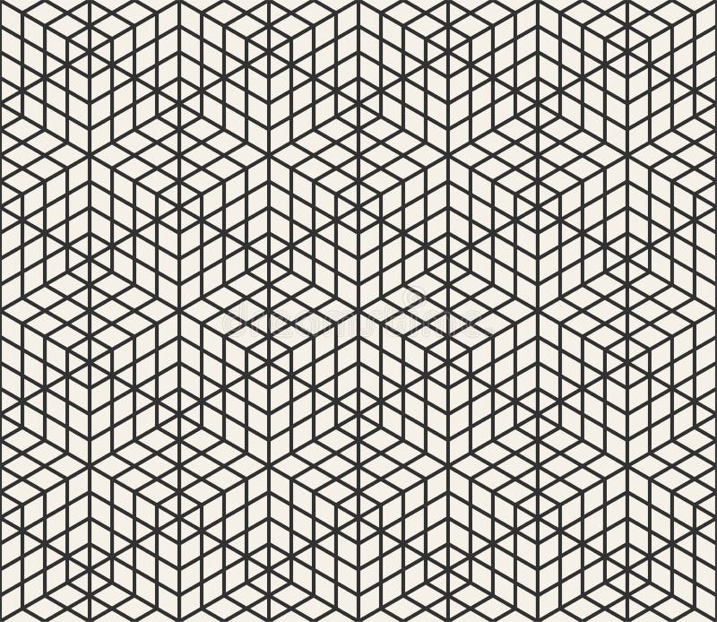 Vector Seamless Lines Pattern. Modern Stylish Triangle Shapes Texture ...