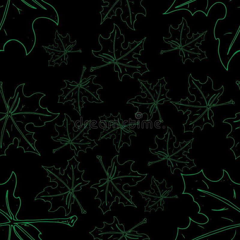 Maple Leaf Seamless Pattern. Vector of a Seamless Maple Leaf Pattern ... Maple Leaf Seamless Pattern. Vector of a Seamless Maple Leaf Pattern ...