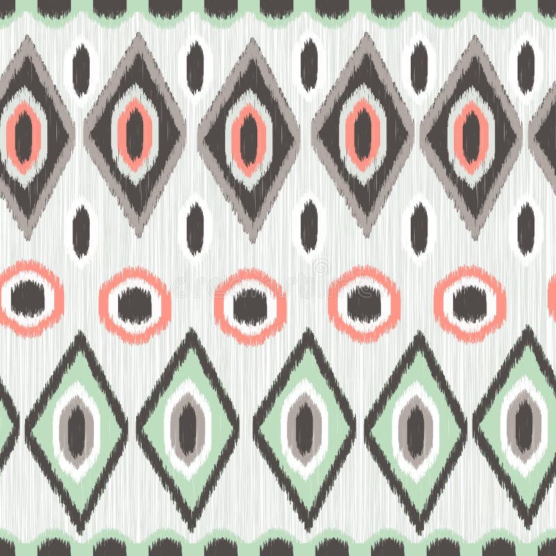 Vector Seamless Mexican Background. Ethnic Pattern Stock Vector ...