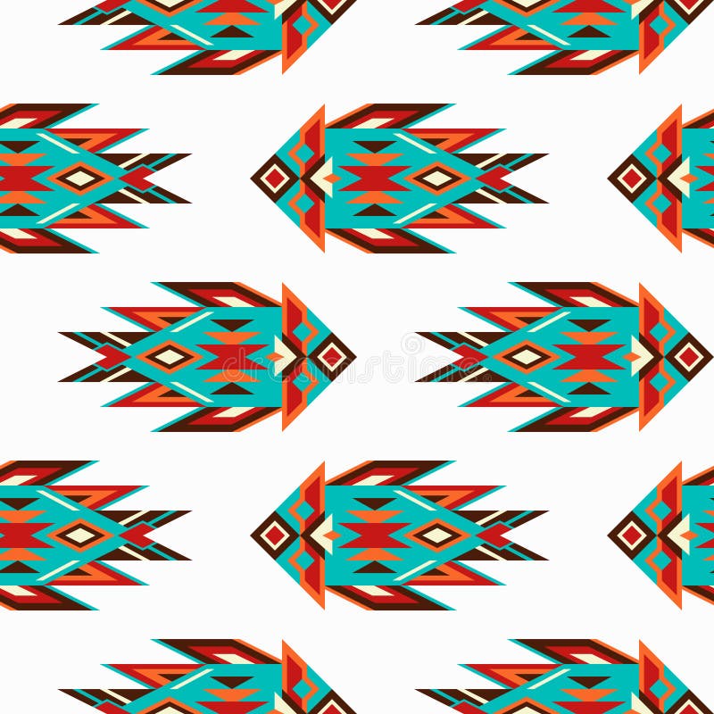 Mexican Fish Pattern Stock Illustrations – 469 Mexican Fish Pattern ...