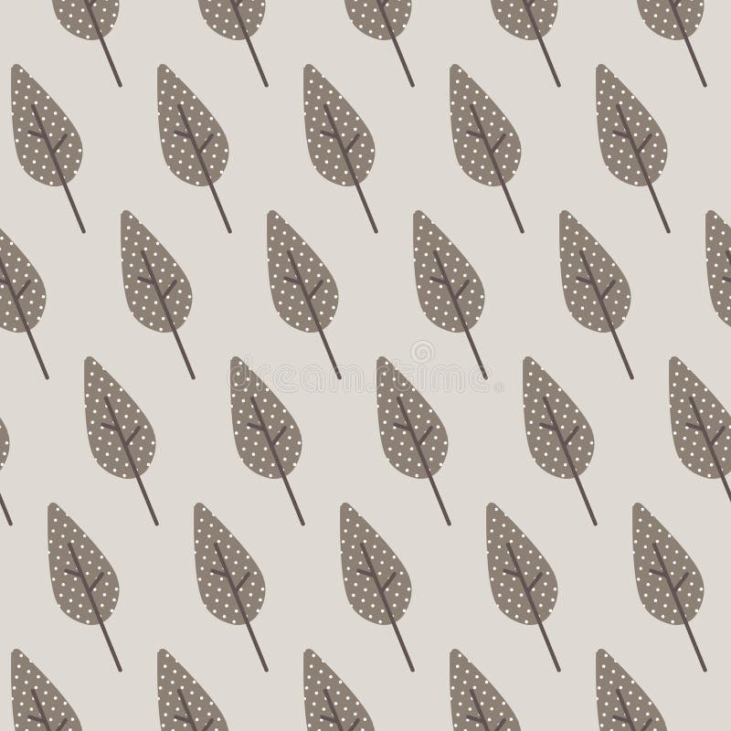 Vector Seamless Minimal Texture Pattern with Leaves Background for ...