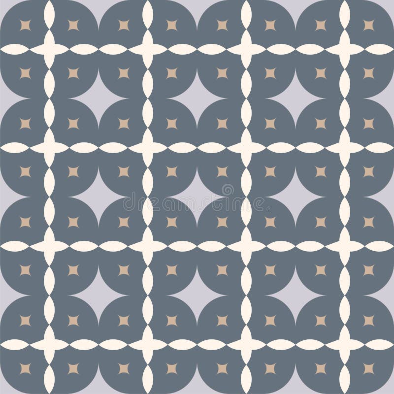 Vector Seamless Ornamental Geometric Pattern - Gray Design. Creative ...