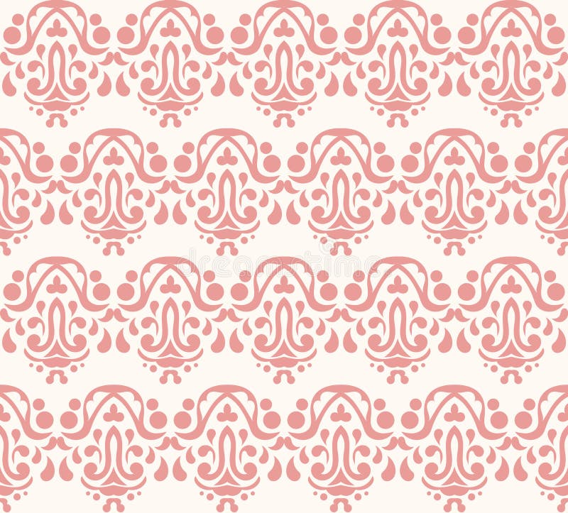 Vector Seamless Ornate Pattern Background Stock Vector - Illustration ...