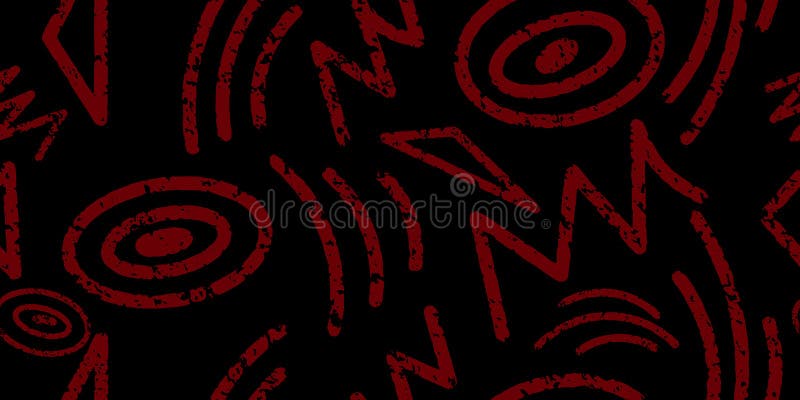 Vector Seamless Overlapping Pattern Stock Vector - Illustration of ...