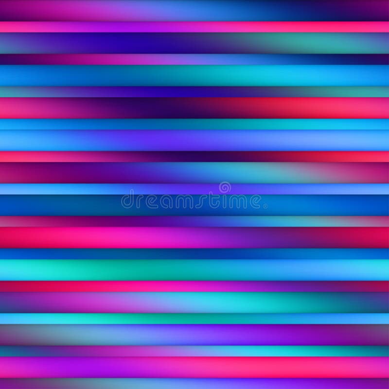 Vector Seamless Parallel Color Lines Gradient Mesh Pattern in Pink Blue ...