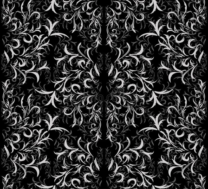 Seamless Fancy Floral Background-pattern Stock Vector - Illustration of ...