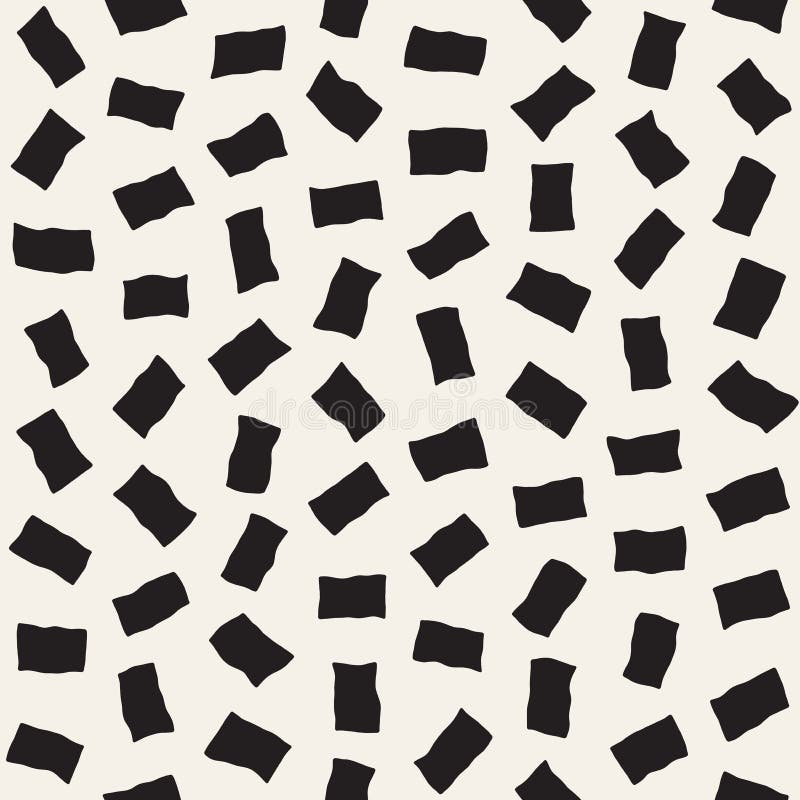 Vector Seamless Pattern. Abstract Background with Scattered Geometric ...