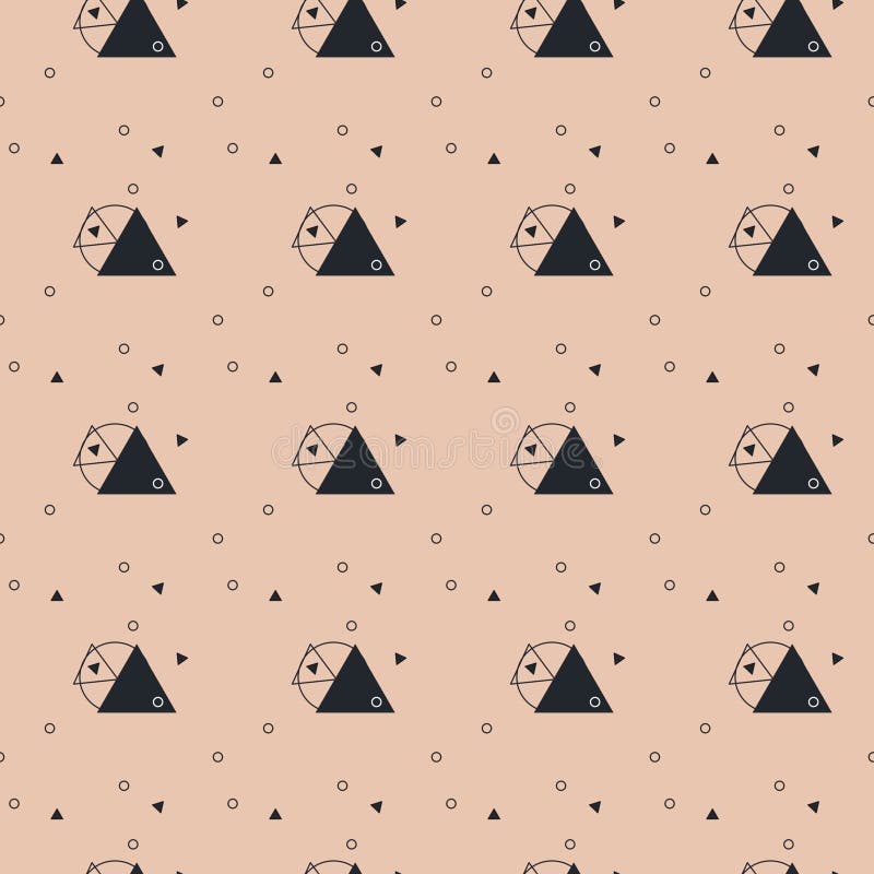 Vector Seamless Pattern Abstract Background, Triangle. Beautiful ...