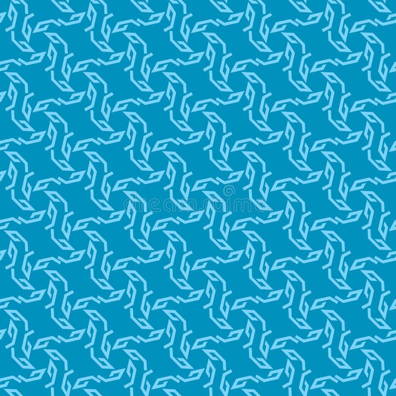 Vector Seamless Pattern of Abstract Abstract Blue Lines Stock Vector ...