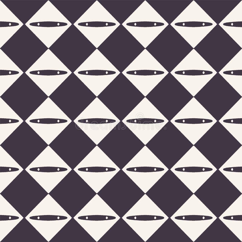 Vector Seamless Pattern. Abstract Diamond Checkerboard Background ...