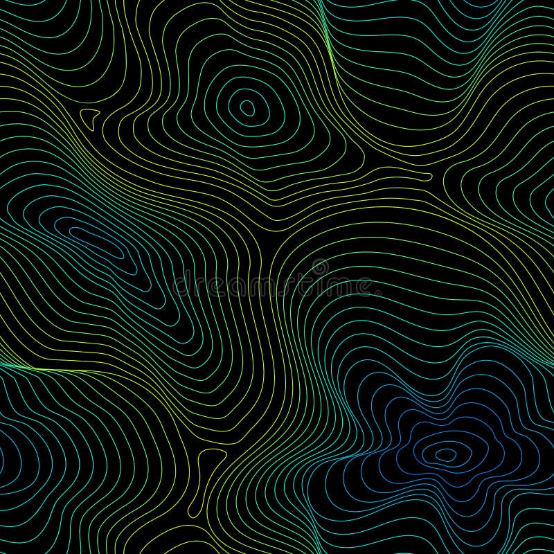 Abstract Seamless Fluid Lines Background Stock Vector - Illustration of ...