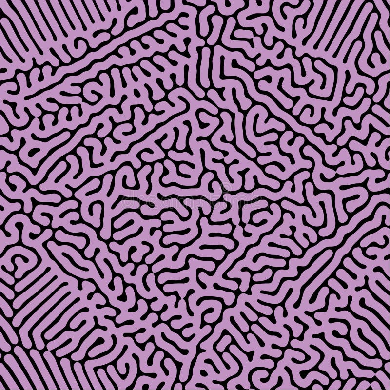 Vector Seamless Pattern. Abstract Organic Stylish Texture with Smooth ...