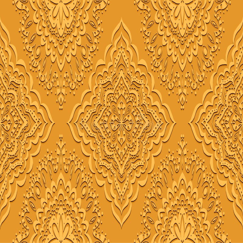 Vector Seamless Pattern Background Stock Vector - Illustration of silk ...